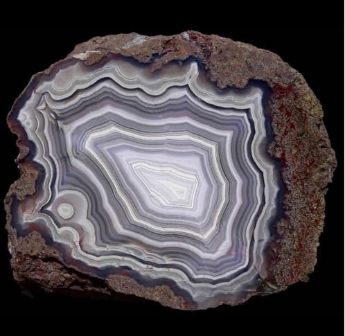 Mexican Purple Passion Agate Sometimes Called Parcelas Agate
